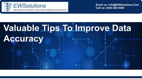 Valuable Tips To Improve Data Accuracy Pptx