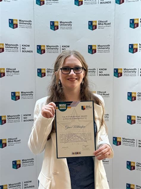 Congratulations Grace And Thanks For Your Contribution To Mu Gerard