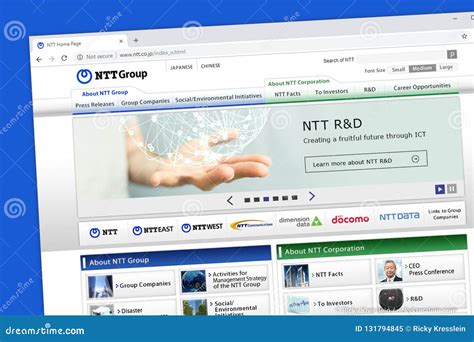 Japan Telegraph And Telephone Or Ntt Nippon Telegraph And Telephone