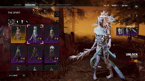 New Spirits Outfit Everlasting Frost Collection Dead By Daylight