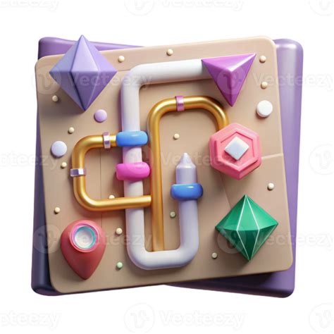 Elegant Classic Navigational Subway Map Guide Cutout For Travelers Detailed 59072620 Png