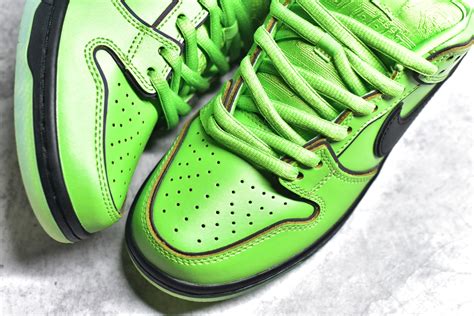 Buttercup Powerpuff Dunks Green Sb Dunk Low