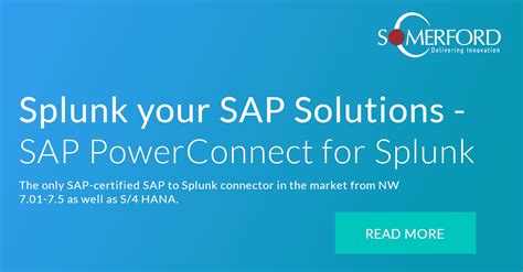 Splunk Your Sap Solutions Sap Powerconnect For Splunk