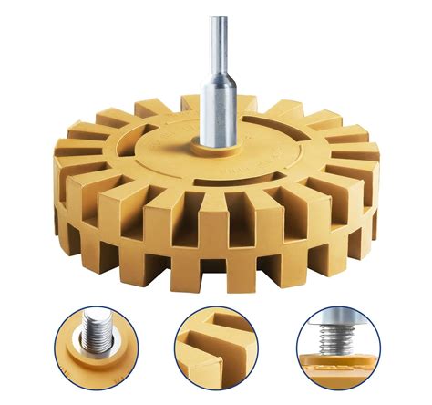 Buy Decal Remover Eraser Wheel Removes Pinstripes Stripes Vinyl Tapes