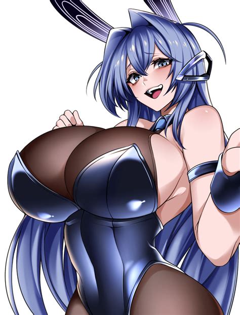 Rule 34 1girls Awkward Azur Lane Big Breasts Bunny Ears Bunnysuit
