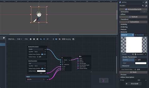 【godot4自学手册】第二十九节使用shader来实现敌人受伤的闪白效果 godot shader csdn博客