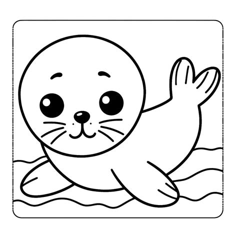 Desenhos De Foca Para Colorir Pintar E Imprimir Coloririnfo