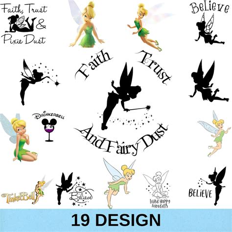Tinkerbell Svg Bundle Tinkerbell Png Tinkerbell Svg Cut Files
