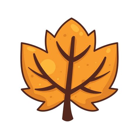 Yellow Maple Leaf 11452563 Vector Art At Vecteezy