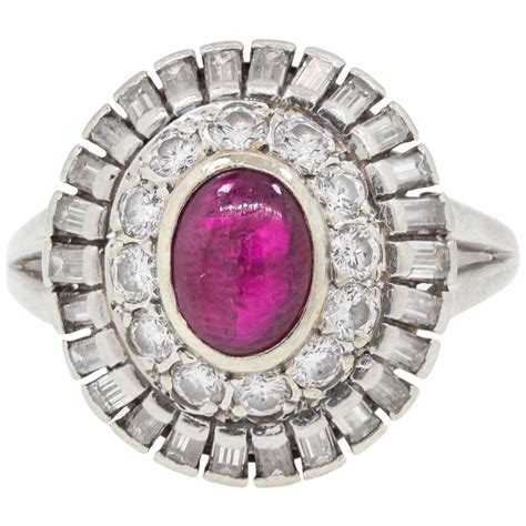Cabochon Ruby Ring At 1stdibs