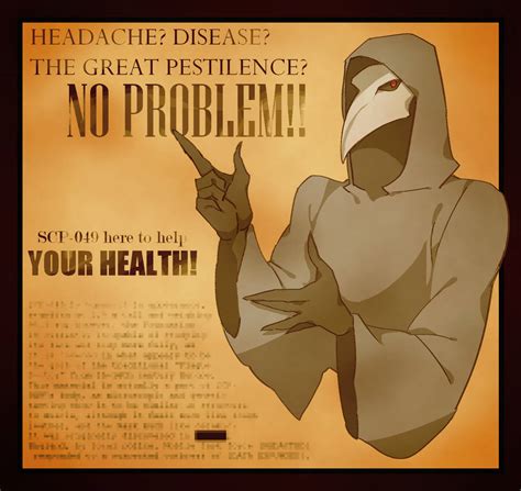 Scp 049 Poster By Retortpouch 2015 On Deviantart