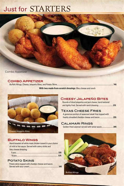 Texas Roadhouse Okada Manila Menu Clickthecity Food And Drink