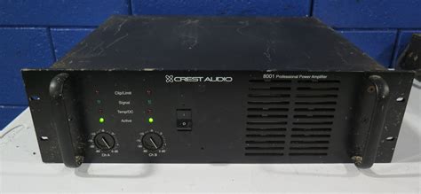 Crest Audio 8001 Professional Power Amplifier