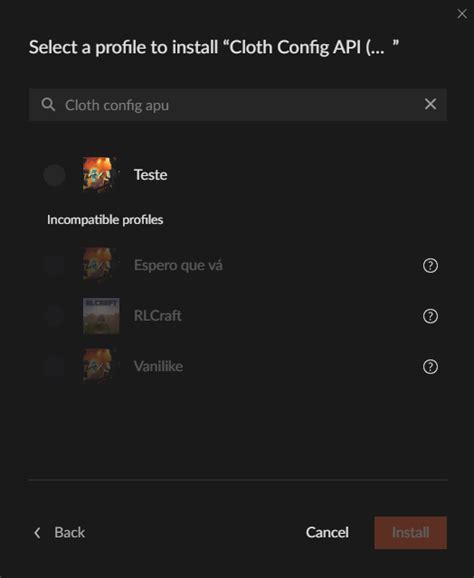 Cloth Config Api Is Incompatible With Fabric 1206 Even Though It Says It Works For Fabric R
