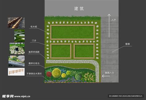 菜园平面布局设计设计图 Psd分层素材 Psd分层素材 设计图库 昵图网