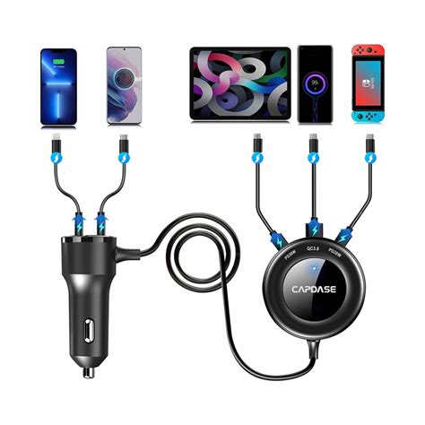 Capdase Capdase Uni Quarterback F98m 5 Usb Fast Charge Car Charger Kit