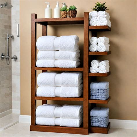 Bathroom Towel Tower Stylish Storage For A Tidy Space