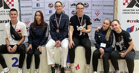 Foto Nikola Huzjak I Ema Filković Viceprvaci Hrvatske Vito Hulina Ema Jukić Katja Braica I