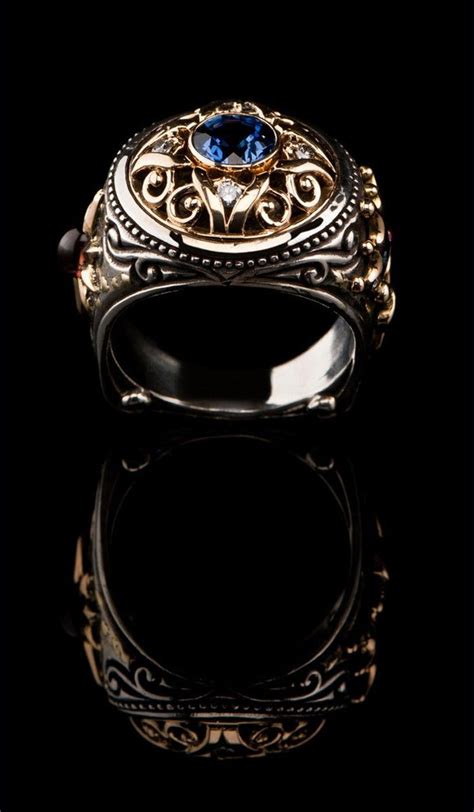 Byzantine Style Ring Sr 619 Mens Rings Bellevue Wa Mens Jewelry