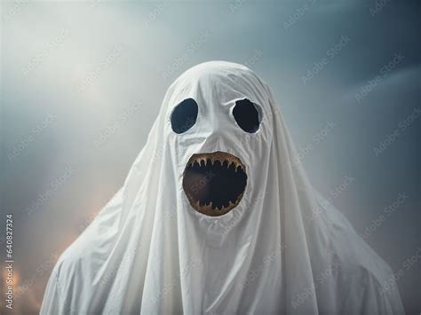 Spooky Scary Ghost With Sharp Teeth Spooky Scary Scary Sharp Teeth