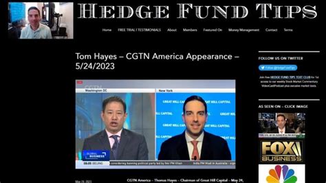 Hedge Fund Tips With Tom Hayes Videocast Episode 188 May 25 2023