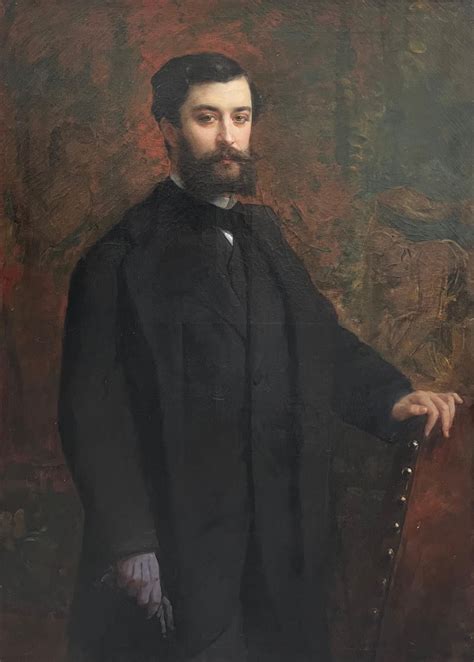 Unknown French Romantic School 19th Century Manly Head Of Bearded
