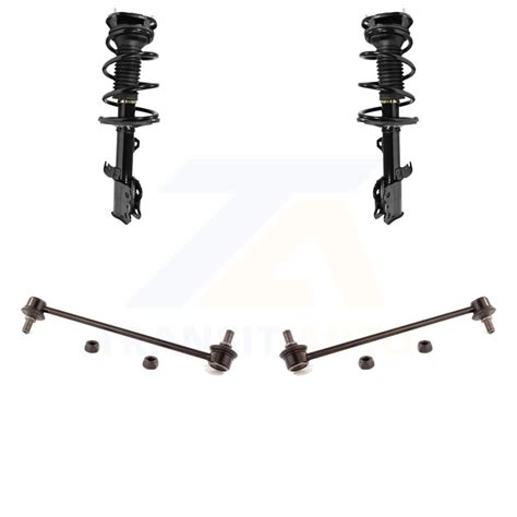 Front Complete Shock Assembly And Tor Link Kit For 2003 2008 Toyota Co