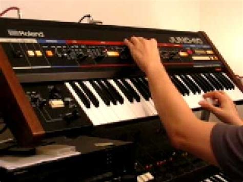 Roland Juno 60 Analog Synth 1982 Demo Youtube