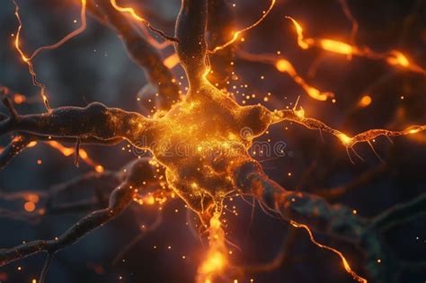 Active Neuron Synapse Stock Image Image Of Research 313084295