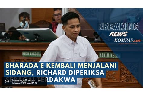 Link Live Streaming Sidang Bharada E Hari Ini