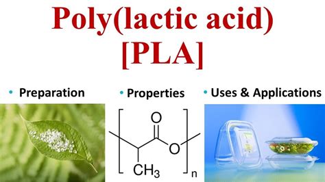 Poly Lactic Acid Or Polylactide Pla Ug Paathshaala Polylacticacid Pla Youtube