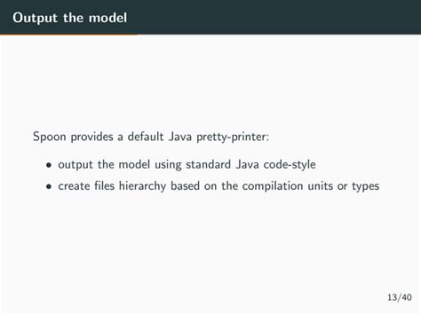 Spoon Open Source Library To Analyze Rewrite Transform Transpile Java Source Code A