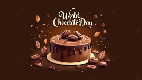 World Choclate Day Background Choclate Day Choclate Background Image
