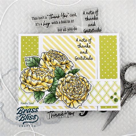 How To Make A Spanner Panel Card Brass And Bliss Craft Co