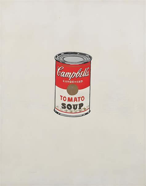 Campbells Tomato Soup Canandy Warhol Small Campbells Soup Can Mixed