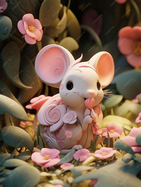 Premium Ai Image There Is A Small Toy Mouse That Is Sitting In A