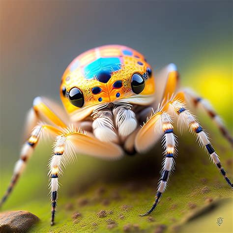 Premium Ai Image Spider Araneus