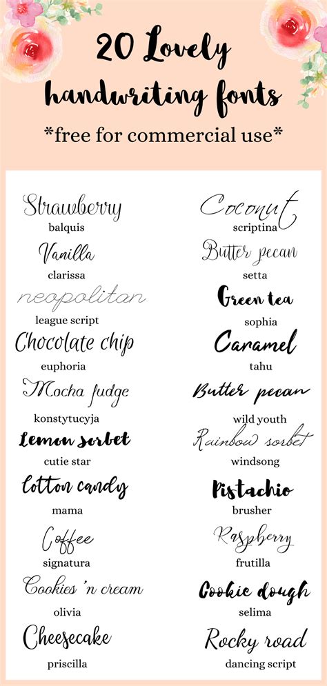 12 Popular Handwritten Fonts Images Handwritten Cursive Fonts Free