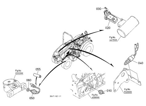 Kubota M5n 111hd12 B01500 Switchsensor Front Parts And Diagram