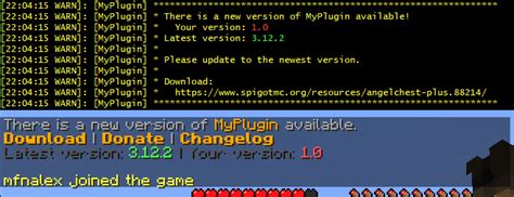 GitHub Mfnalex Spigot UpdateChecker UpdateChecker For Your Spigot Plugins With Only One Line