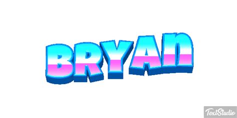 Bryan Name Animated  Logo Designs