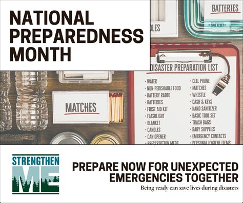 National Preparedness Month Be Ready For Emergencies — Healthy Acadia