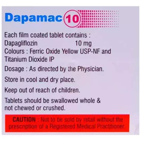 Dapamac 10mg Tablet 10 Uses Price Dosage Side Effects Substitute Buy Online
