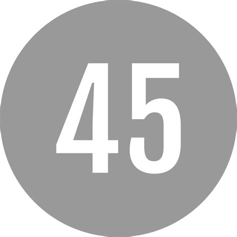 Premium Vector Gray Round Number Icons