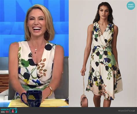 Wornontv Amys White Floral Sleeveless Dress On Good Morning America