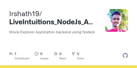 Liveintuitionsnodejsassignmentreadmemd At Main · Irshath19liveintuitionsnodejsassignment