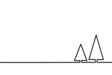 Tree Line Vector Art Icons And Graphics For Free Download