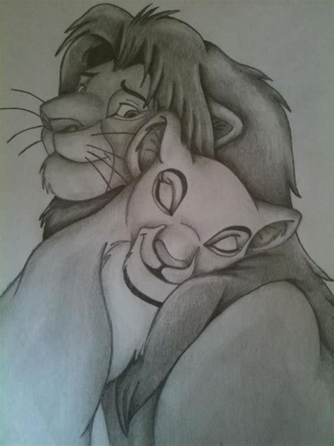 Lion King Simba And Nala Drawings