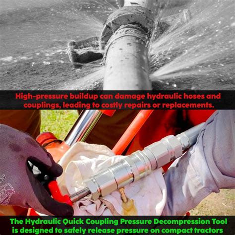 Hydraulic Quick Coupling Pressure Decompression Tool ~