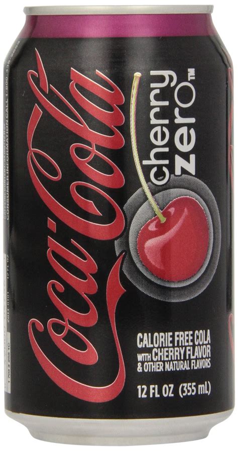 Coca Cola Cherry Coke Zero 12 Fl Oz Pack Of 24 Cherry 12 Fl Oz Pack